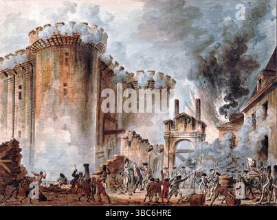 Storming of the Bastille on July 14, 1789. (TI Stock Photo - Alamy