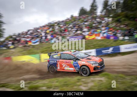 95 Max SMART, Cameron FAIR, Ford Fiesta Rally3, podium, portrait during ...