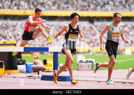 (L-R) Velten Schneider (GER), Hibiki Obara, Ben Buckingham (AUS ...