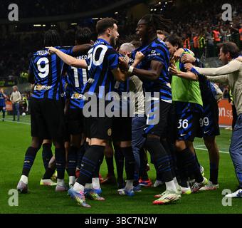 Denzel Dumfries goal celebrate during the UEFA Champions League, League ...