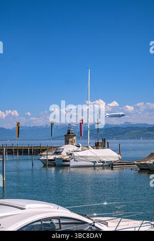 Switzerland : Tranquil Harbor of Romanshorn Stock Photo - Alamy