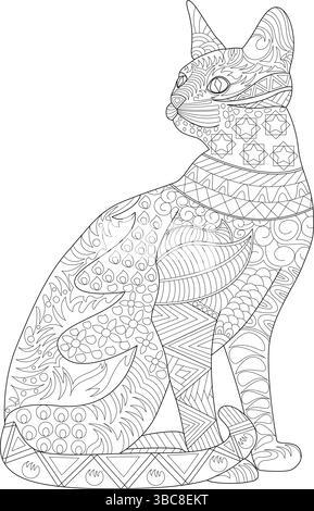 Ornamental Mandala Coloring Pages with Intricate Line Art Stock Vector ...