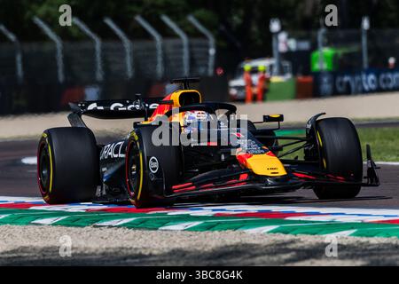 IMOLA - Max Verstappen (Oracle Red Bull Racing) addresses the press ...
