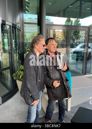 Mickey THOMAS, STARSHIP, with fans, visit in Vienna, Austria, on 16 May ...