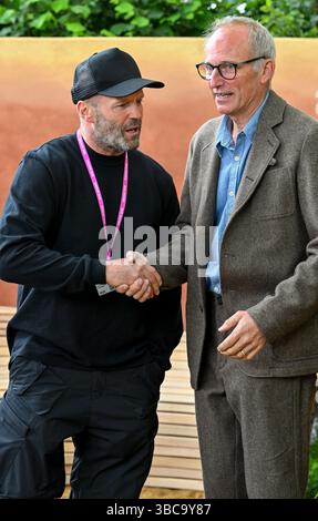 Jason Statham at the RHS Chelsea Flower Show at the Royal Hospital ...
