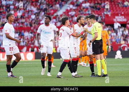 Referee Mateo Busquets Ferrer during La Liga match. August 31, 2025 ...