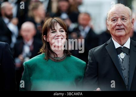 CANNES, FRANCE - MAY 18: Wes Anderson, Mia Threapleton, Riz Ahmed ...