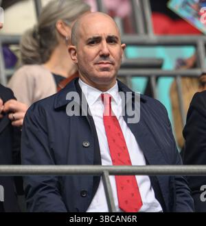 Manchester United CEO Omar Berrada at the Munich Memorial before the ...