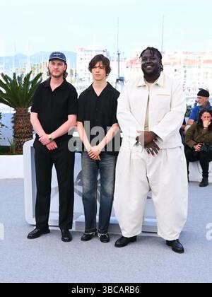 Idir Azougli, Paul Kircher and Salif Cisse attends the Meteors ...