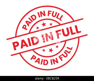 paid ribbon. paid round red sign. paid Stock Vector Image & Art - Alamy