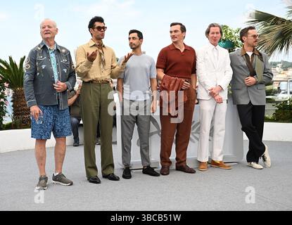 Richard Ayoade, Riz Ahmed and Rupert Friend during a photo call for ...