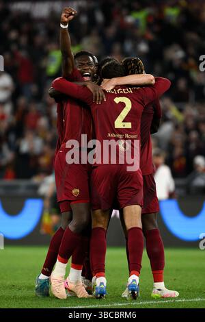 Devyne RENSCH of AS Roma during the Italian championship Serie A ...