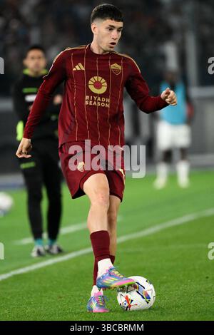 Matias Soulè of AS Roma during the Italian Serie A, 2025/26 season ...