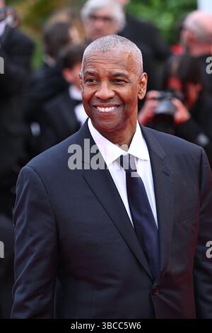 Denzel Washington attends the premiere of Highest 2 Lowest at the 78th ...