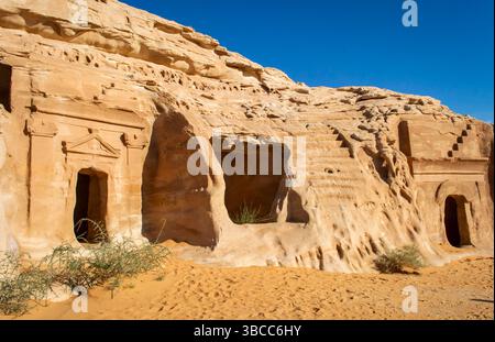 Alula, Saudi Arabia, April 4, 2024. View of the ancient Arabic ...