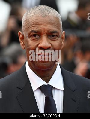 American actor Denzel Washington attends the premiere of Highest 2 ...