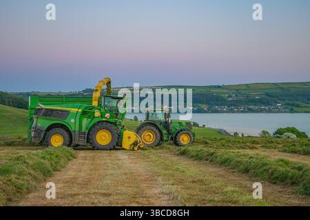 Silage 2025, Kieran Crowley Agri, Ballinadee seen chopping grass at ...