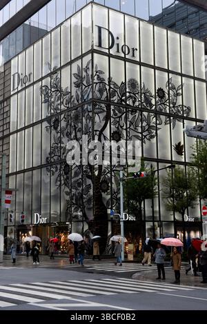 Dior store, Ginza, Tokyo, Japan Stock Photo - Alamy