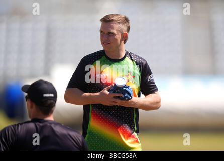 Zimbabwe's Ben Curran during a nets session at Trent Bridge, Nottingham ...