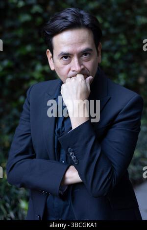 Alejandro Andrade Poses portrait session 'Hombres íntegros', at Casa de ...