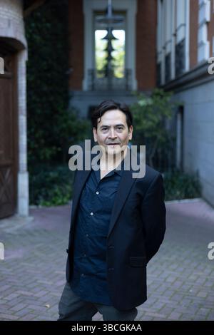 Alejandro Andrade Poses portrait session 'Hombres íntegros', at Casa de ...