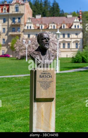 Memorial of Dr. Samuel von Basch in the spa park – a Czech-Austrian ...
