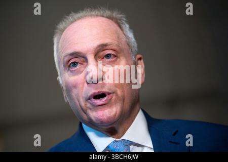 House Majority Leader Steve Scalise, R-La., speaks during a news ...