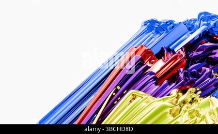 Abstract Painting Canvas. 3D rendering Stock Photo - Alamy