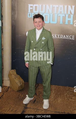 Benjamin Chivers attends the premiere of "Fountain of Youth" at the ...