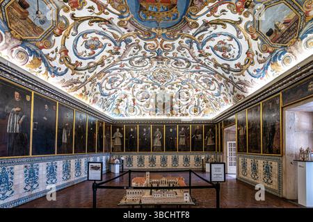 Private Examination Room, Sala do Exame Privado at University of Coimbra in Portugal Stock Photo ...