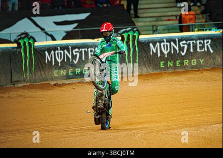 Brady Kurtz of Australia #101 in Heat 16 during the 2026 DEWALT FIM ...
