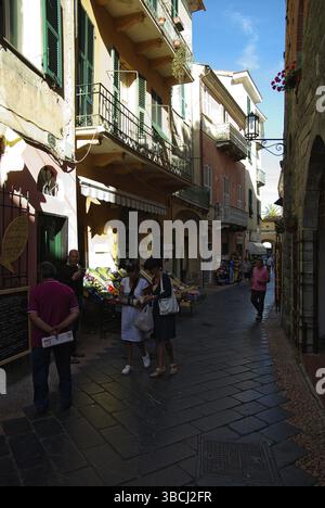 Old town centre of Noli, Liguria, Italy, Europe Stock Photo - Alamy