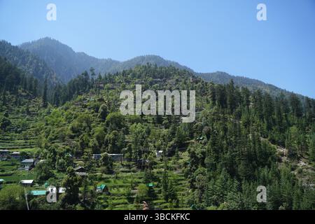 Natural diversity and homes in the hilly areas of Himachal Pradesh ...