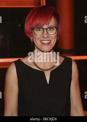 Former German biathlete Kati Wilhelm at the 25th Jose Carreras Gala on ...