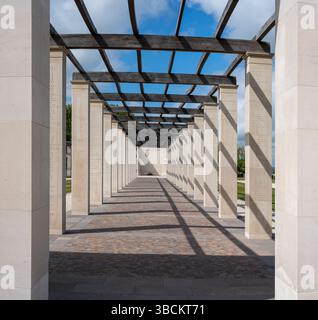 Vers-Sur-Mer, France - 05 16 2025: British Normandy Memorial. Roll of ...