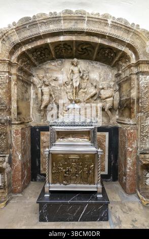 Interior of Mary's Chapel at Historic Spanish Point on the Gulf Coast ...