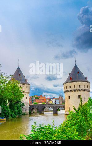 Broeltorens Broel Towers Gothic architecture style stone buildings ...