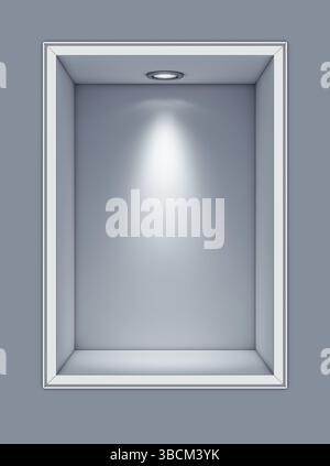 high resolution rendering of a exhibition background Stock Photo - Alamy