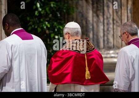Pope Leo XIV visits the Basilica of St. Peter in Ciel d'Oro in Pavia ...