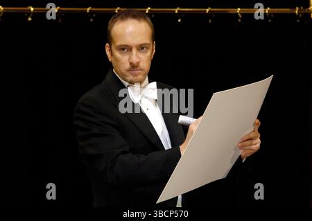 Derren Brown at a photocall for his latest show 'Enigma' at the Adelphi ...