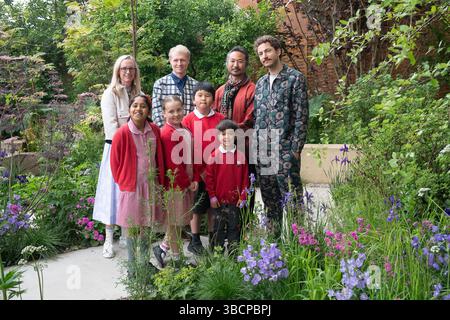 The Avanade Intelligent garden at the 2025 Chelsea flower Show in ...