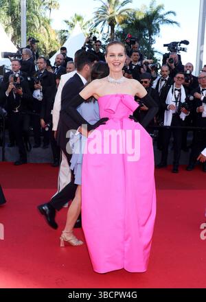 Eva Herzigova attends the "Vie Privée" (A Private Life) red carpet at ...