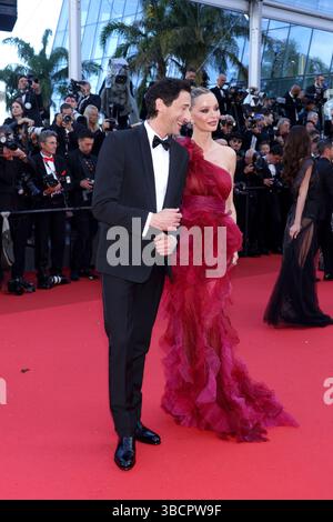 Celebrities attend the «A private life » red carpet during the 78th ...