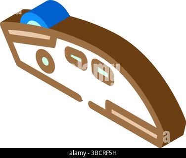 mouse extra buttons gaming pc glyph icon vector illustration Stock ...