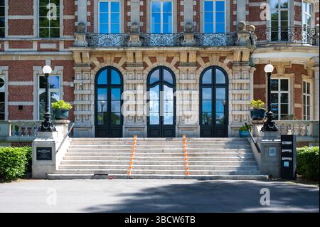 The castle and municipality park of Brasschaat, Antwerp, Belgium 16 May ...