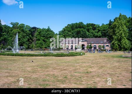 The castle and municipality park of Brasschaat, Antwerp, Belgium 16 May ...