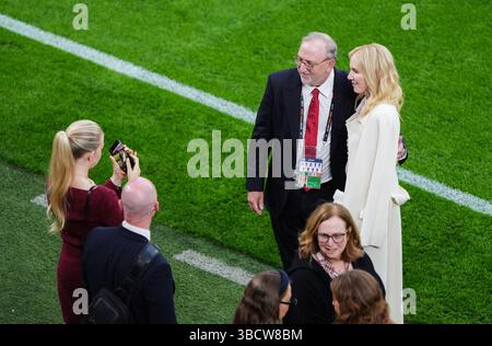 Edward Glazer ahead of the UEFA Europa League final at the Estadio de ...