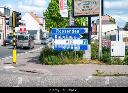 Sign of the village of Putte Stabroek, Belgium 15 May 2025 Stock Photo ...