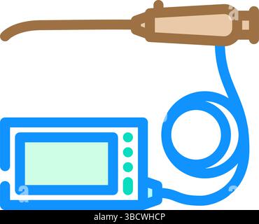 cystoscope urology color icon vector illustration Stock Vector Image ...