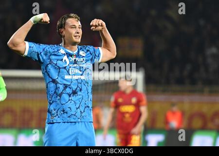 Catanzaro, Italy. 21st May, 2025. Luca D'Angelo during the Serie B ...